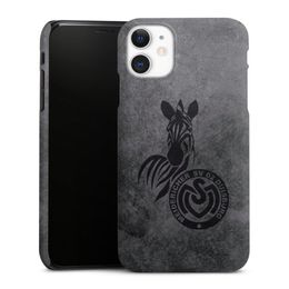DeinDesign iPhone 11 Handy Premium Case Smartphone Handyh&uuml;lle Schutzh&uuml;lle matt Msv Duisburg Zebra Official Licensed Product Premium Case