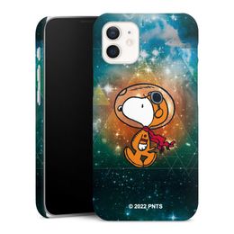 DeinDesign iPhone 12 mini Handy Premium Case Smartphone Handyh&uuml;lle Schutzh&uuml;lle matt Astronaut Snoopy Official Licensed Product Premium Case