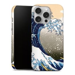 DeinDesign iPhone 16 Pro Handy Premium Case Smartphone Handyh&uuml;lle Schutzh&uuml;lle matt Katsushika Hokusai Die Gro&szlig;e Welle Vor Kanagawa Kunst Premium Case