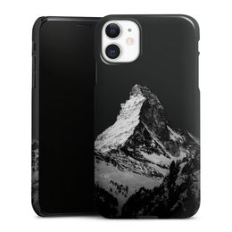 DeinDesign iPhone 11 Handy Premium Case Smartphone Handyh&uuml;lle Schutzh&uuml;lle gl&auml;nzend Mountain Snow Mountain Top Premium Case