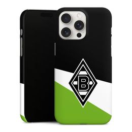 DeinDesign iPhone 15 Pro Max Handy Premium Case Smartphone Handyh&uuml;lle Schutzh&uuml;lle matt Borussia M&ouml;nchengladbach Official Licensed Product Gladbach Premium Case