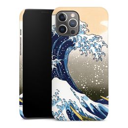 DeinDesign iPhone 12 Pro Max Handy Premium Case Smartphone Handyh&uuml;lle Schutzh&uuml;lle matt Katsushika Hokusai Die Gro&szlig;e Welle Vor Kanagawa Kunst Premium Case