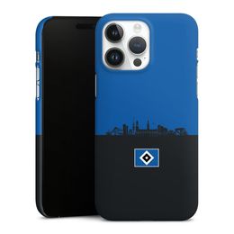 DeinDesign iPhone 14 Pro Max Handy Premium Case Smartphone Handyh&uuml;lle Schutzh&uuml;lle matt Hsv Skyline Hamburg Premium Case