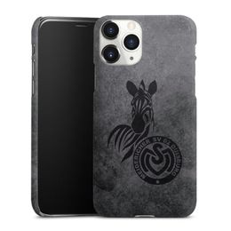 DeinDesign iPhone 11 Pro Handy Premium Case Smartphone Handyh&uuml;lle Schutzh&uuml;lle matt Msv Duisburg Zebra Official Licensed Product Premium Case