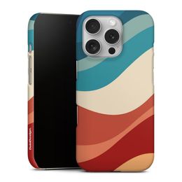 DeinDesign iPhone 16 Pro Handy Premium Case Smartphone Handyh&uuml;lle Schutzh&uuml;lle matt Ombre Wave Colour Premium Case