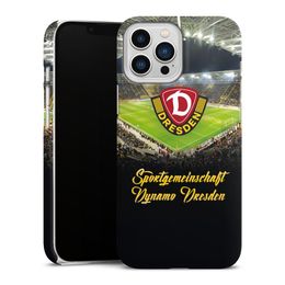 DeinDesign iPhone 13 Pro Max Handy Premium Case Smartphone Handyh&uuml;lle Schutzh&uuml;lle matt Sg Dynamo Dresden Sgd Official Licensed Product Premium Case