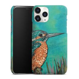 DeinDesign iPhone 11 Pro Handy Premium Case Smartphone Handyh&uuml;lle Schutzh&uuml;lle matt Bird Painting Animals Premium Case