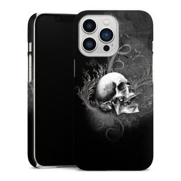 DeinDesign iPhone 13 Pro Handy Premium Case Smartphone Handyh&uuml;lle Schutzh&uuml;lle matt Gothic Skull Skulls Premium Case