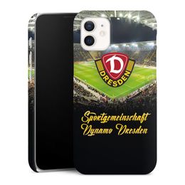DeinDesign iPhone 12 mini Handy Premium Case Smartphone Handyh&uuml;lle Schutzh&uuml;lle matt Sgd Sg Dynamo Dresden Official Licensed Product Premium Case