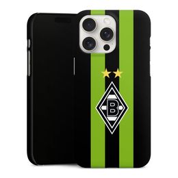 DeinDesign iPhone 15 Pro Max Handy Premium Case Smartphone Handyh&uuml;lle Schutzh&uuml;lle matt Stripes Borussia M&ouml;nchengladbach Gladbach Premium Case