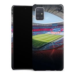 DeinDesign Galaxy A51 Handy Premium Case Smartphone Handyh&uuml;lle Schutzh&uuml;lle gl&auml;nzend Fcb Fc Bayern M&uuml;nchen Stadium Premium Case