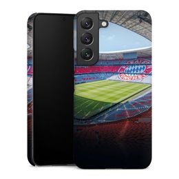 DeinDesign Galaxy S22 Handy Premium Case Smartphone Handyh&uuml;lle Schutzh&uuml;lle matt Fcb Fc Bayern M&uuml;nchen Stadium Premium Case