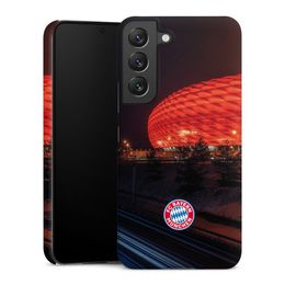 DeinDesign Galaxy S22 Handy Premium Case Smartphone Handyh&uuml;lle Schutzh&uuml;lle matt Fc Bayern M&uuml;nchen Stadium Fcb Premium Case
