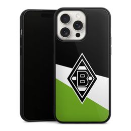DeinDesign iPhone 15 Pro Max Handy Gallery Case Handyh&uuml;lle 9H Geh&auml;rtetes Glas R&uuml;ckseite H&uuml;lle Borussia M&ouml;nchengladbach Official Licensed Product Gladbach Gallery