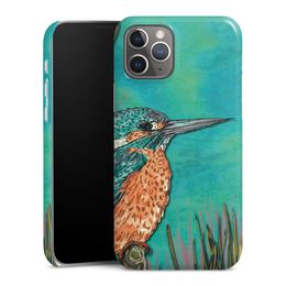 DeinDesign iPhone 12 Pro Handy Premium Case Smartphone Handyh&uuml;lle Schutzh&uuml;lle gl&auml;nzend Painting Animals Bird Premium Case