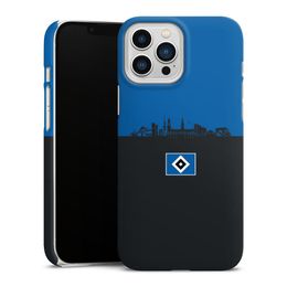 DeinDesign iPhone 13 Pro Max Handy Premium Case Smartphone Handyh&uuml;lle Schutzh&uuml;lle matt Hsv Skyline Hamburg Premium Case
