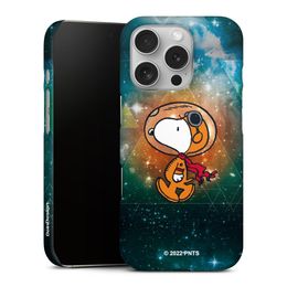 DeinDesign iPhone 16 Pro Handy Premium Case Smartphone Handyh&uuml;lle Schutzh&uuml;lle matt Official Licensed Product Snoopy Astronaut Premium Case