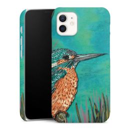 DeinDesign iPhone 12 mini Handy Premium Case Smartphone Handyh&uuml;lle Schutzh&uuml;lle matt Painting Animals Bird Premium Case