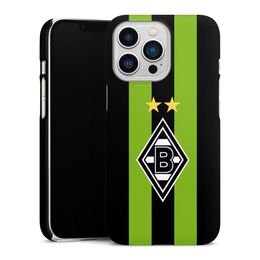 DeinDesign iPhone 13 Pro Handy Premium Case Smartphone Handyh&uuml;lle Schutzh&uuml;lle matt Stripes Borussia M&ouml;nchengladbach Gladbach Premium Case