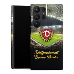 DeinDesign Galaxy S23 Ultra Handy Premium Case Smartphone Handyh&uuml;lle Schutzh&uuml;lle gl&auml;nzend Sg Dynamo Dresden Sgd Official Licensed Product Premium Case