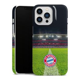 DeinDesign iPhone 13 Pro Handy Premium Case Smartphone Handyh&uuml;lle Schutzh&uuml;lle gl&auml;nzend Stadium Fc Bayern M&uuml;nchen Fcb Premium Case