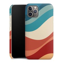 DeinDesign iPhone 12 Pro Handy Premium Case Smartphone Handyh&uuml;lle Schutzh&uuml;lle matt Colour Wave Ombre Premium Case