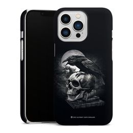DeinDesign iPhone 13 Pro Handy Premium Case Smartphone Handyh&uuml;lle Schutzh&uuml;lle matt Raven Skulls Skull Premium Case