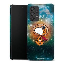 DeinDesign Galaxy A53 5G Handy Premium Case Smartphone Handyh&uuml;lle Schutzh&uuml;lle matt Official Licensed Product Astronaut Snoopy Premium Case