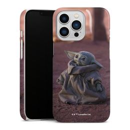 DeinDesign iPhone 13 Pro Handy Premium Case Smartphone Handyh&uuml;lle Schutzh&uuml;lle gl&auml;nzend The Child Star Wars Baby Yoda Premium Case