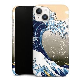 DeinDesign iPhone 14 Handy Premium Case Smartphone Handyh&uuml;lle Schutzh&uuml;lle matt Katsushika Hokusai Die Gro&szlig;e Welle Vor Kanagawa Kunst Premium Case