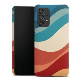 DeinDesign Galaxy A53 5G Handy Premium Case Smartphone Handyh&uuml;lle Schutzh&uuml;lle matt Colour Wave Ombre Premium Case