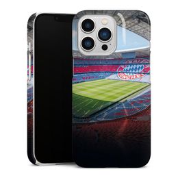 DeinDesign iPhone 13 Pro Handy Premium Case Smartphone Handyh&uuml;lle Schutzh&uuml;lle gl&auml;nzend Fcb Fc Bayern M&uuml;nchen Stadium Premium Case