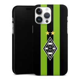 DeinDesign iPhone 14 Pro Max Handy Premium Case Smartphone Handyh&uuml;lle Schutzh&uuml;lle matt Stripes Borussia M&ouml;nchengladbach Gladbach Premium Case