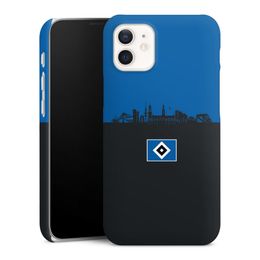 DeinDesign iPhone 12 mini Handy Premium Case Smartphone Handyh&uuml;lle Schutzh&uuml;lle matt Hsv Skyline Hamburg Premium Case