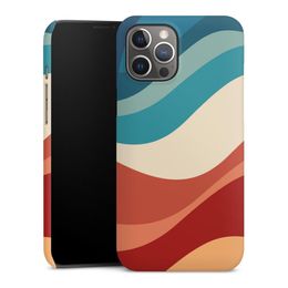 DeinDesign iPhone 12 Pro Max Handy Premium Case Smartphone Handyh&uuml;lle Schutzh&uuml;lle matt Colour Wave Ombre Premium Case