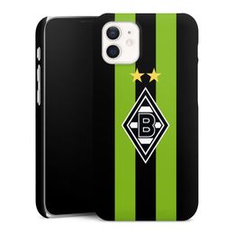 DeinDesign iPhone 12 mini Handy Premium Case Smartphone Handyh&uuml;lle Schutzh&uuml;lle matt Stripes Borussia M&ouml;nchengladbach Gladbach Premium Case