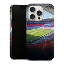 DeinDesign iPhone 15 Pro Handy Premium Case Smartphone Handyh&uuml;lle Schutzh&uuml;lle matt Fcb Fc Bayern M&uuml;nchen Stadium Premium Case
