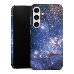 DeinDesign Galaxy S24 Handy Premium Case Smartphone Handyh&uuml;lle Schutzh&uuml;lle gl&auml;nzend Galaxy Weltall Weltraum Premium Case