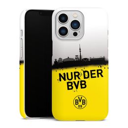DeinDesign iPhone 13 Pro Handy Premium Case Smartphone Handyh&uuml;lle Schutzh&uuml;lle matt Borussia Dortmund Statement Bvb Premium Case