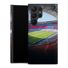 DeinDesign Galaxy S23 Ultra Handy Premium Case Smartphone Handyh&uuml;lle Schutzh&uuml;lle gl&auml;nzend Fcb Fc Bayern M&uuml;nchen Stadium Premium Case