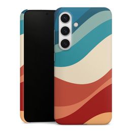 DeinDesign Galaxy S24 Handy Premium Case Smartphone Handyh&uuml;lle Schutzh&uuml;lle matt Ombre Wave Colour Premium Case