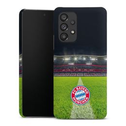 DeinDesign Galaxy A53 5G Handy Premium Case Smartphone Handyh&uuml;lle Schutzh&uuml;lle matt Stadium Fcb Fc Bayern M&uuml;nchen Premium Case