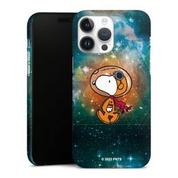 DeinDesign iPhone 14 Pro Max Handy Premium Case Smartphone Handyh&uuml;lle Schutzh&uuml;lle matt Official Licensed Product Snoopy Astronaut Premium Case
