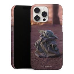 DeinDesign iPhone 15 Pro Max Handy Premium Case Smartphone Handyh&uuml;lle Schutzh&uuml;lle matt The Child Star Wars Baby Yoda Premium Case
