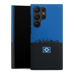 DeinDesign Galaxy S23 Ultra Handy Premium Case Smartphone Handyh&uuml;lle Schutzh&uuml;lle matt Hsv Skyline Hamburg Premium Case