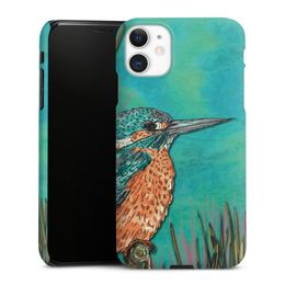 DeinDesign iPhone 11 Handy Premium Case Smartphone Handyh&uuml;lle Schutzh&uuml;lle matt Bird Painting Animals Premium Case