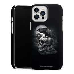 DeinDesign iPhone 13 Pro Max Handy Premium Case Smartphone Handyh&uuml;lle Schutzh&uuml;lle matt Raven Skulls Skull Premium Case