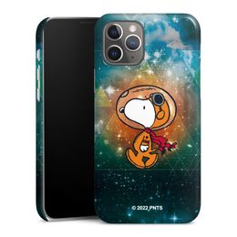 DeinDesign iPhone 12 Pro Handy Premium Case Smartphone Handyh&uuml;lle Schutzh&uuml;lle gl&auml;nzend Astronaut Snoopy Official Licensed Product Premium Case
