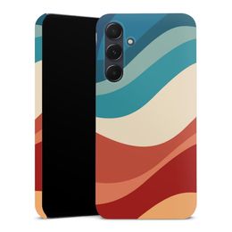 DeinDesign Galaxy A55 5G Handy Premium Case Smartphone Handyh&uuml;lle Schutzh&uuml;lle matt Ombre Wave Colour Premium Case