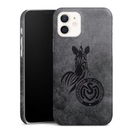 DeinDesign iPhone 12 Handy Premium Case Smartphone Handyh&uuml;lle Schutzh&uuml;lle matt Official Licensed Product Msv Duisburg Zebra Premium Case